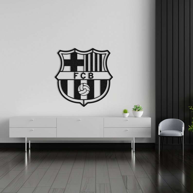 Metal Wall Decor, Fcbarcelona Metal Wall Decor, FC Barcelona Team Metal ...