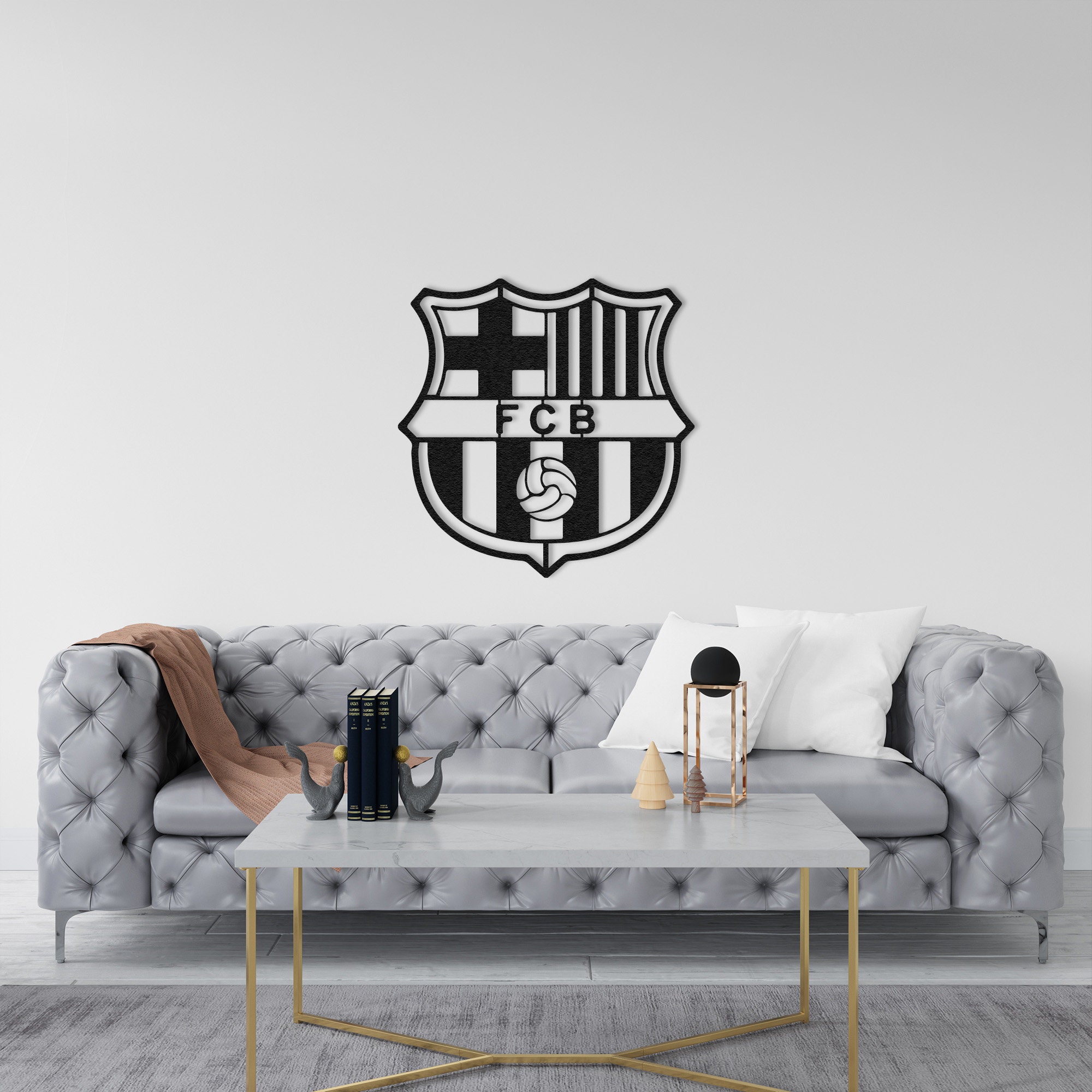 Metal Wall Decor, Fcbarcelona Metal Wall Decor, FC Barcelona Team Metal ...