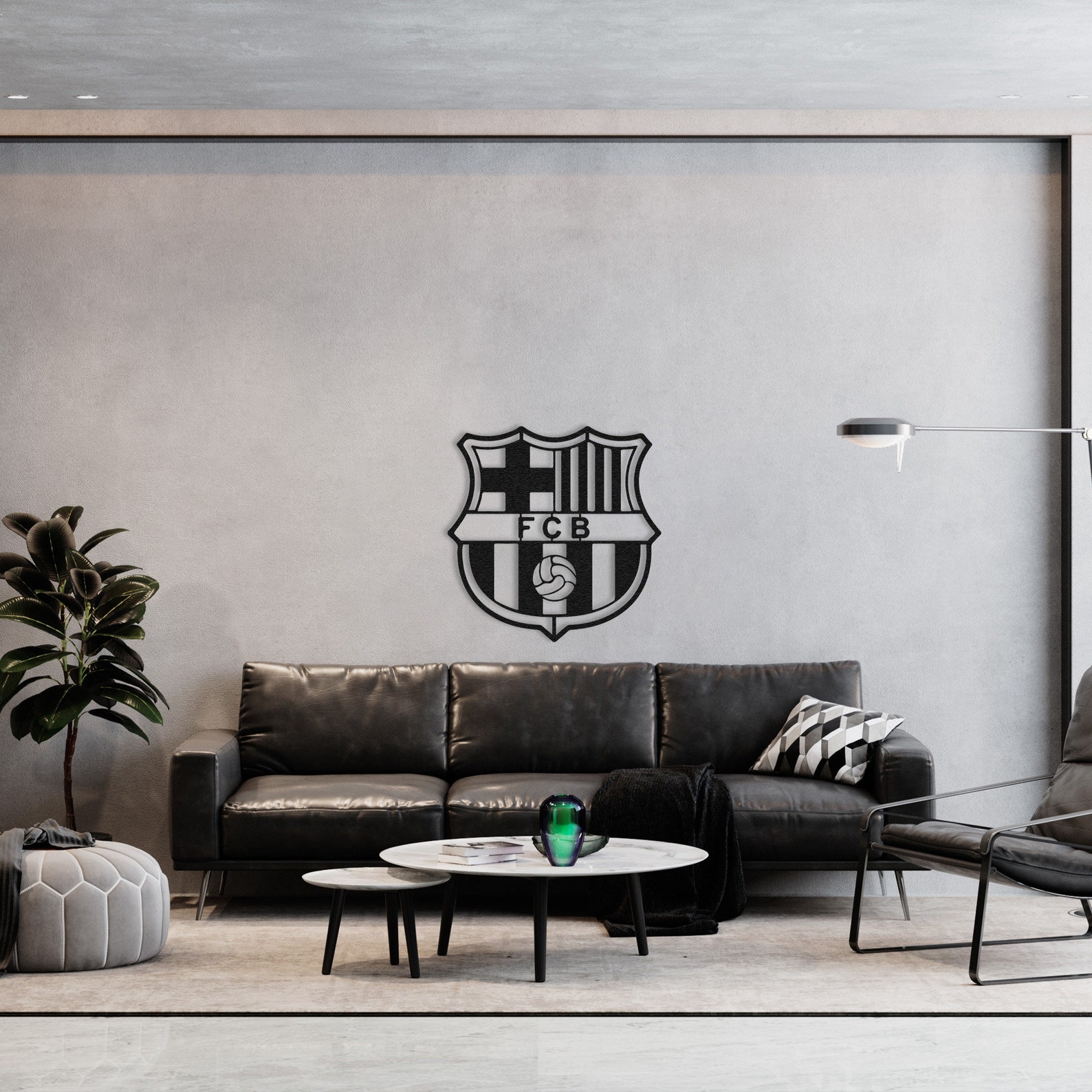 Metal Wall Decor, Fcbarcelona Metal Wall Decor, FC Barcelona Team Metal ...