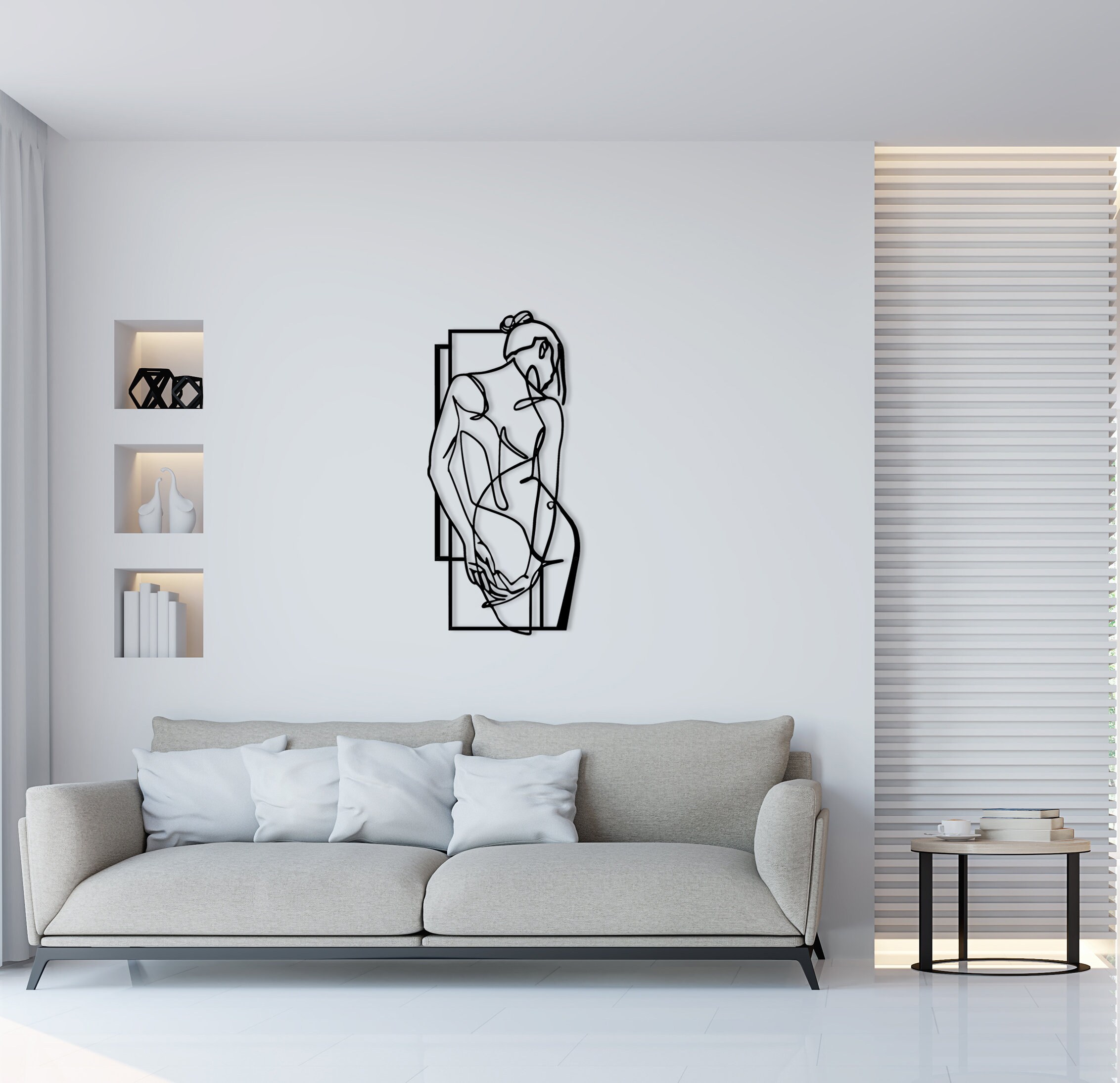 Metal Female Body Metal Home Wall Decor Metal Women Wall Art - Etsy