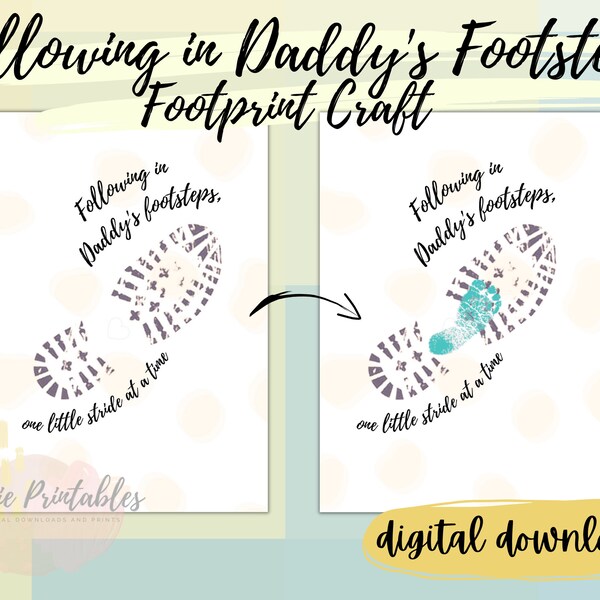 Following Daddy's Footsteps - Etsy