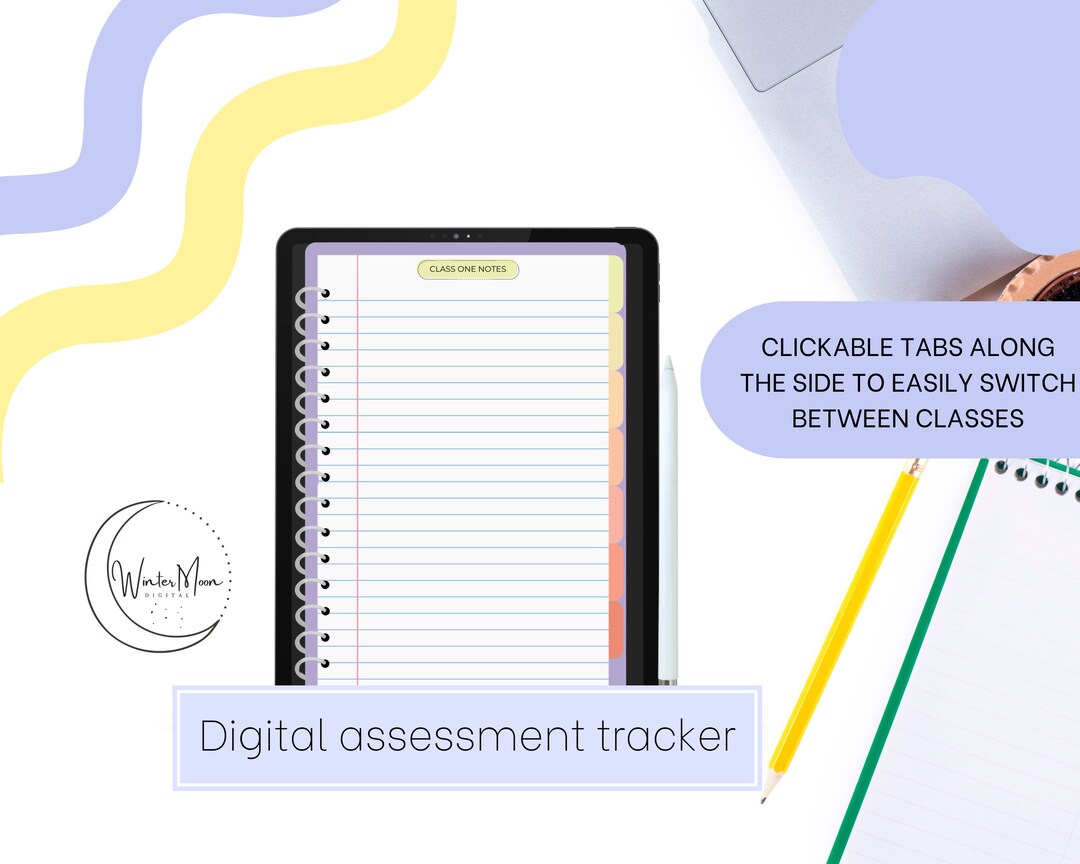 Digital Teacher Assessment Tracker - Etsy