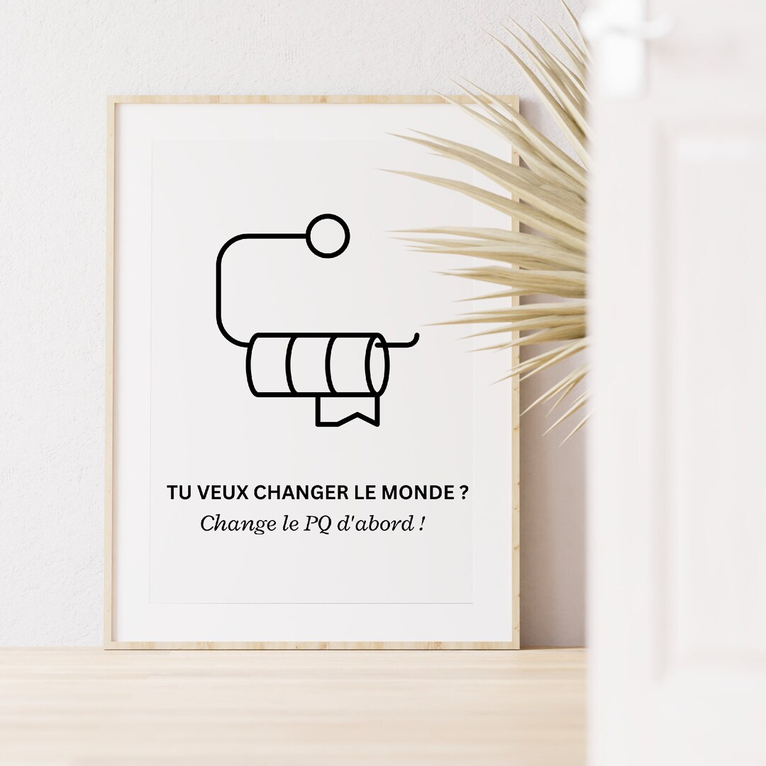 WC Humor Poster: Minimalist and Modern Ideal for Toilet and Bathroom ...