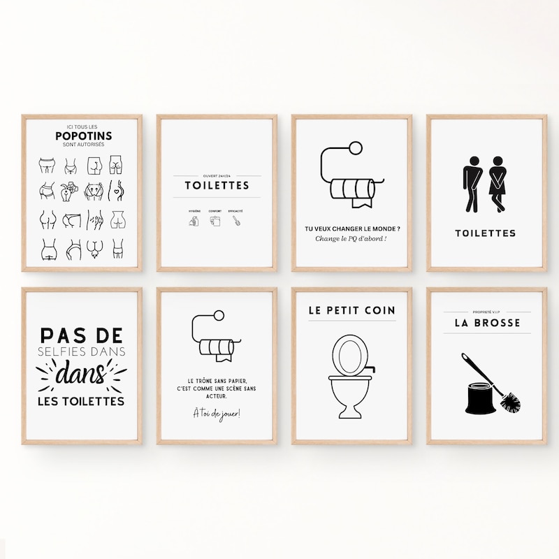 Toilet Poster - Etsy