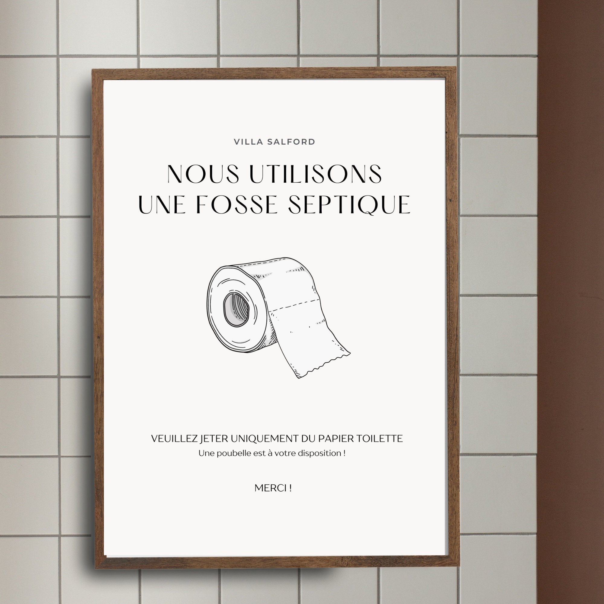 Septic Sign Bathroom, Septic Tank Sign, Printable - Etsy