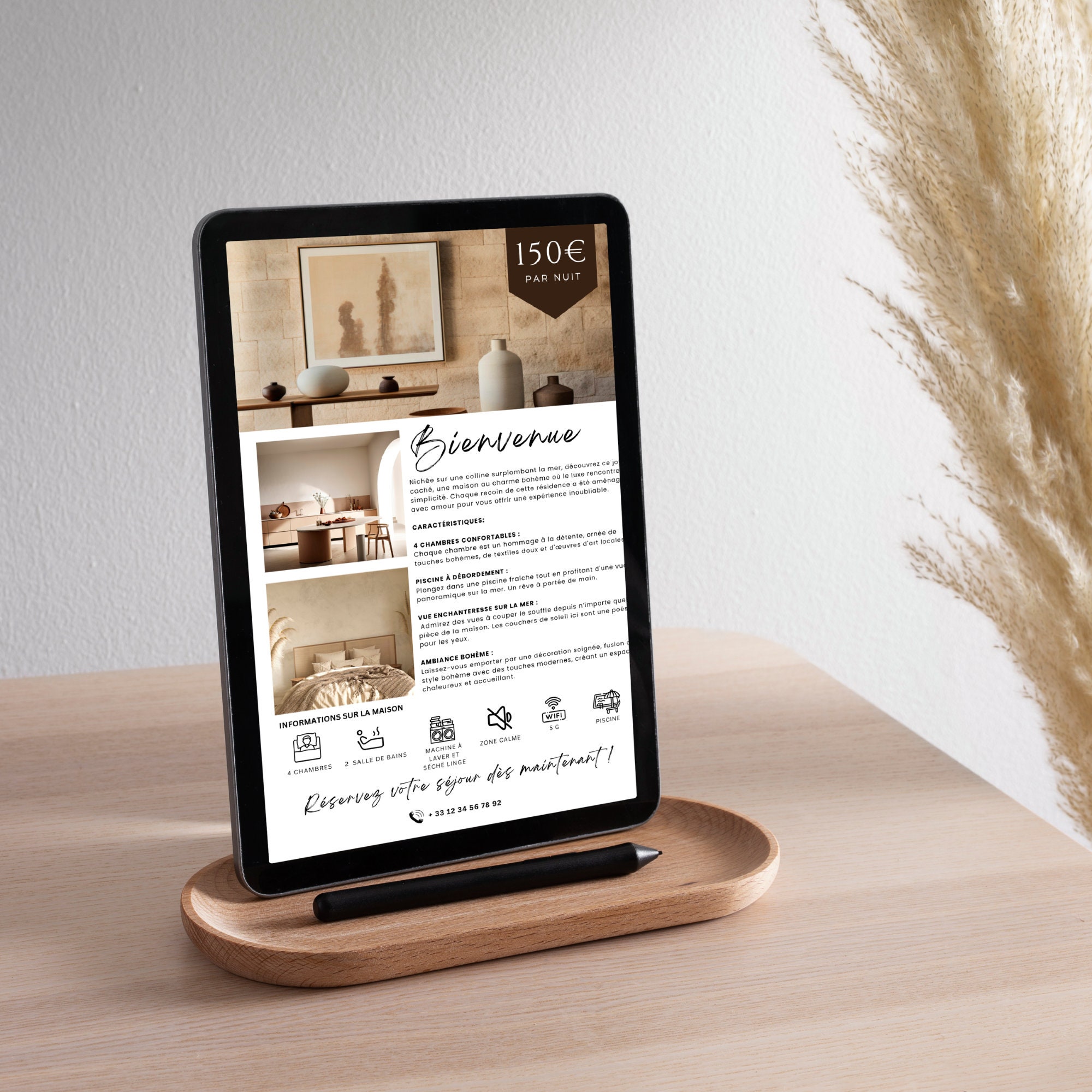 Airbnb A5 Flyer an Exceptional Canva Template for Your Vacation Rental ...