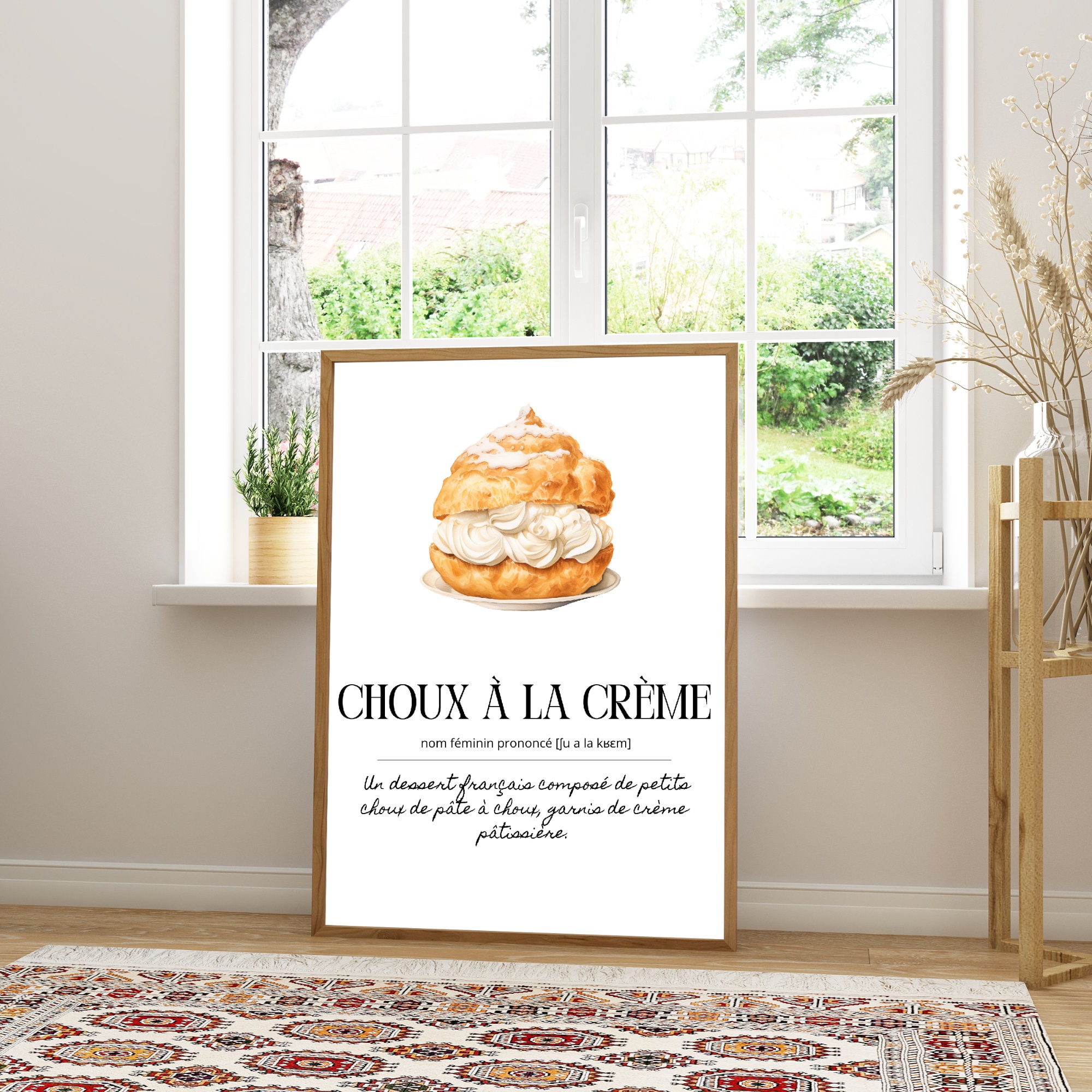 Printable Poster: Cream Puffs, Minimalist Wall Decoration for the ...