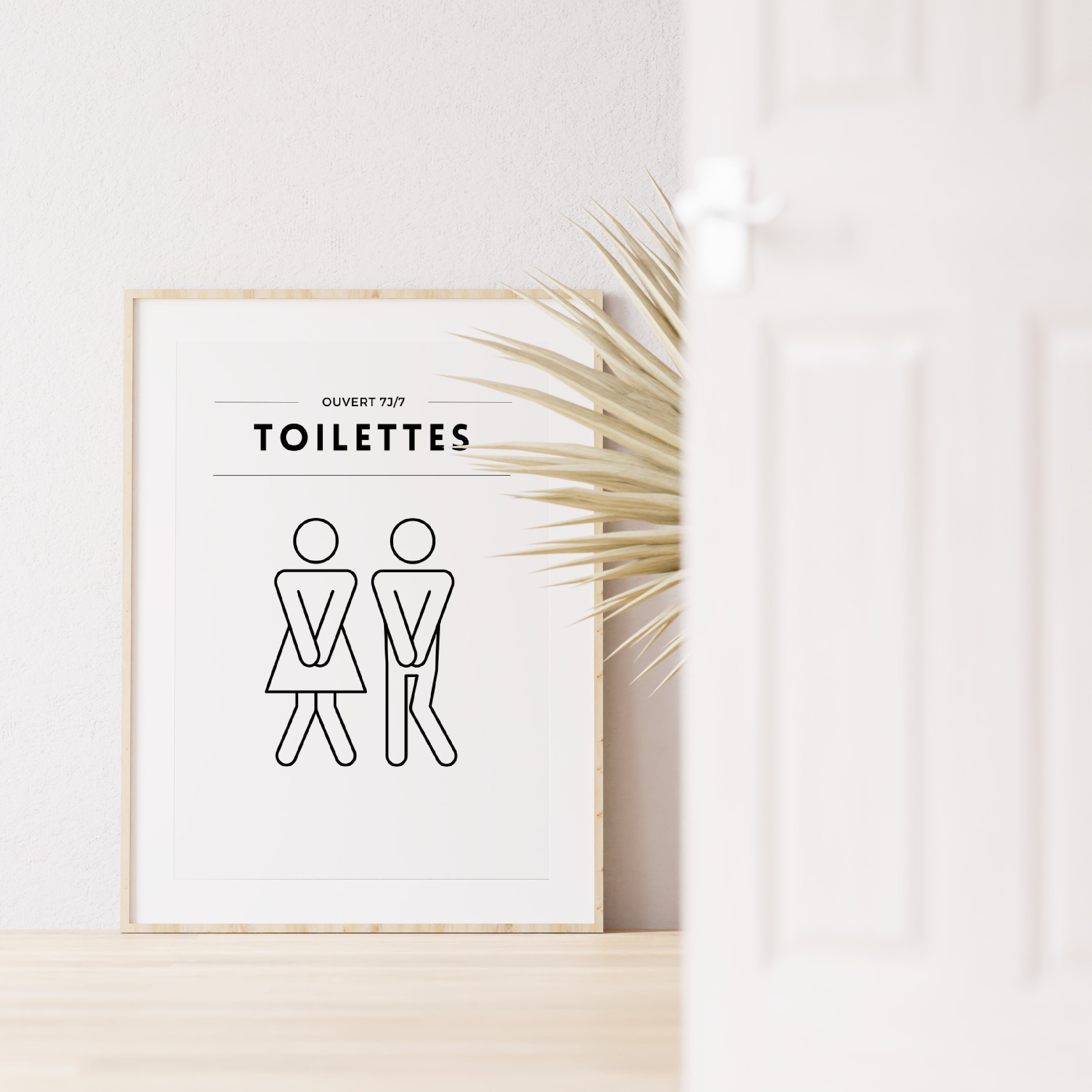 Toilet Poster WC Poster to Print Modern Poster for Toilets - Etsy