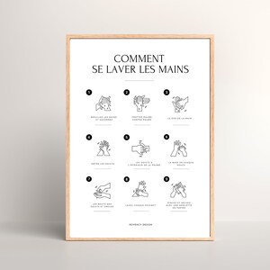 Printable Wash Your Hands Poster, How to Wash Your Hands - Etsy