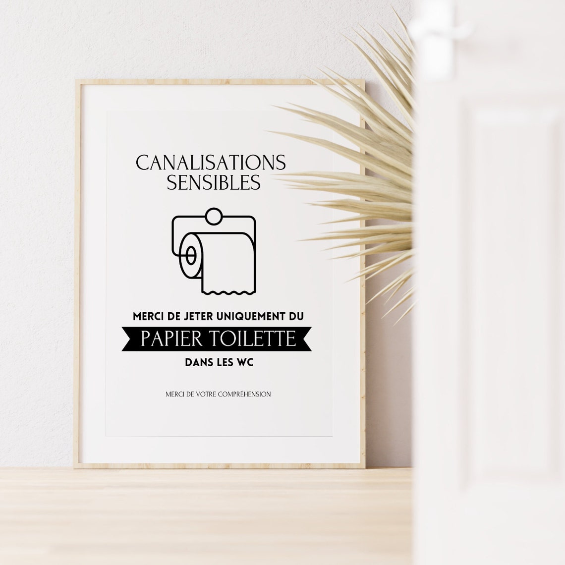 Affiche Toilettes à imprimer : Ne jeter uniquement du PAPIER TOILETTE ...