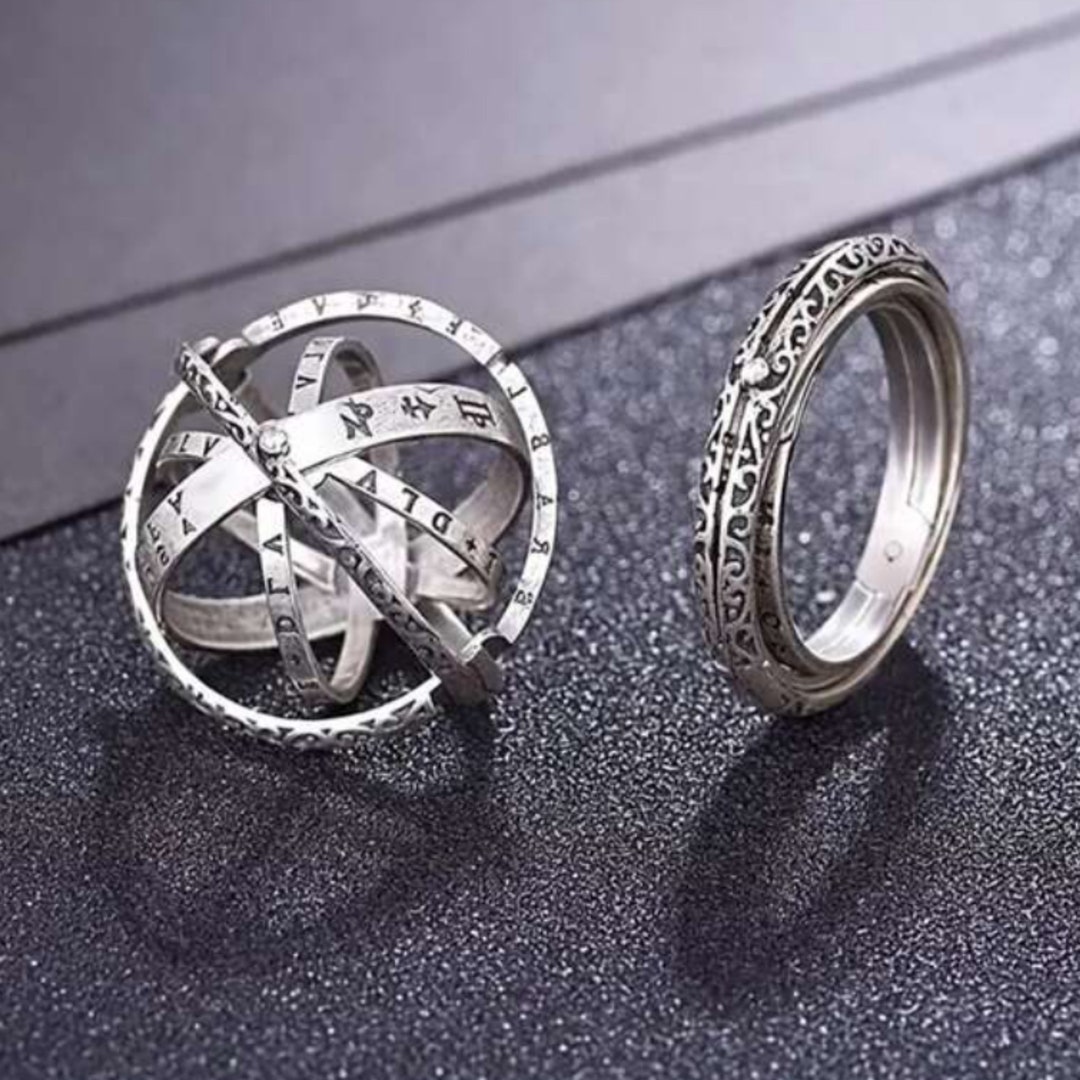 Astronomy Ring Playful Ring Zodiac Ringfun Ringfoldable - Etsy