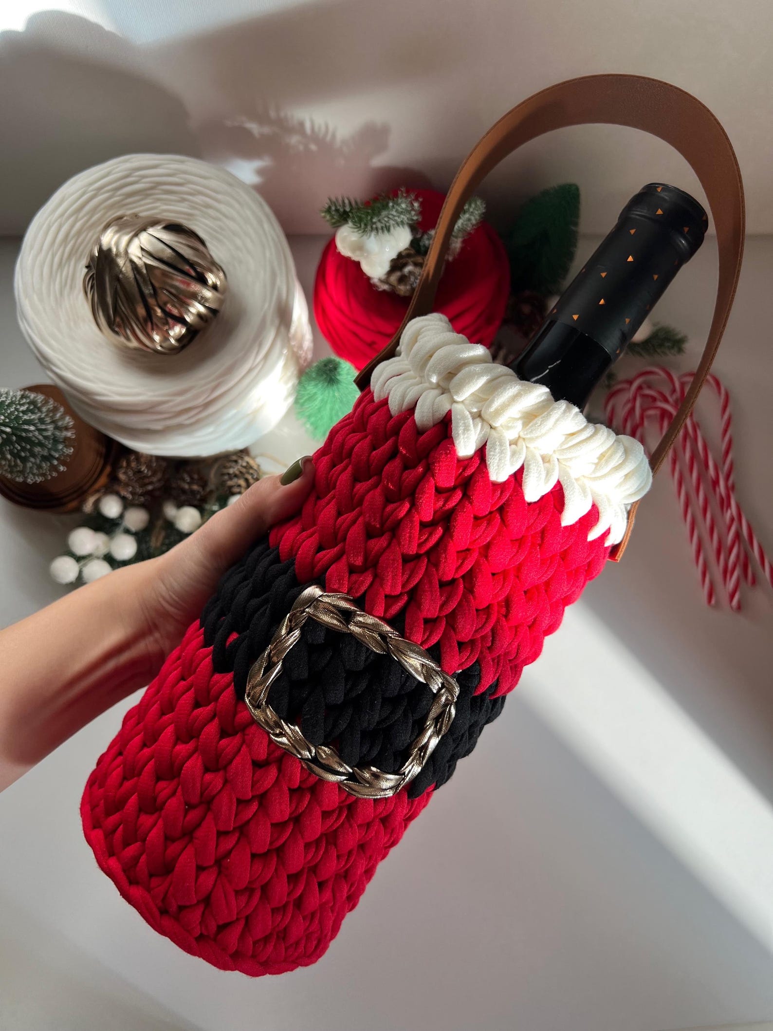 Tutoriel Sac Porte-Bouteille de Vin au Crochet (Anglais), Modèle ...