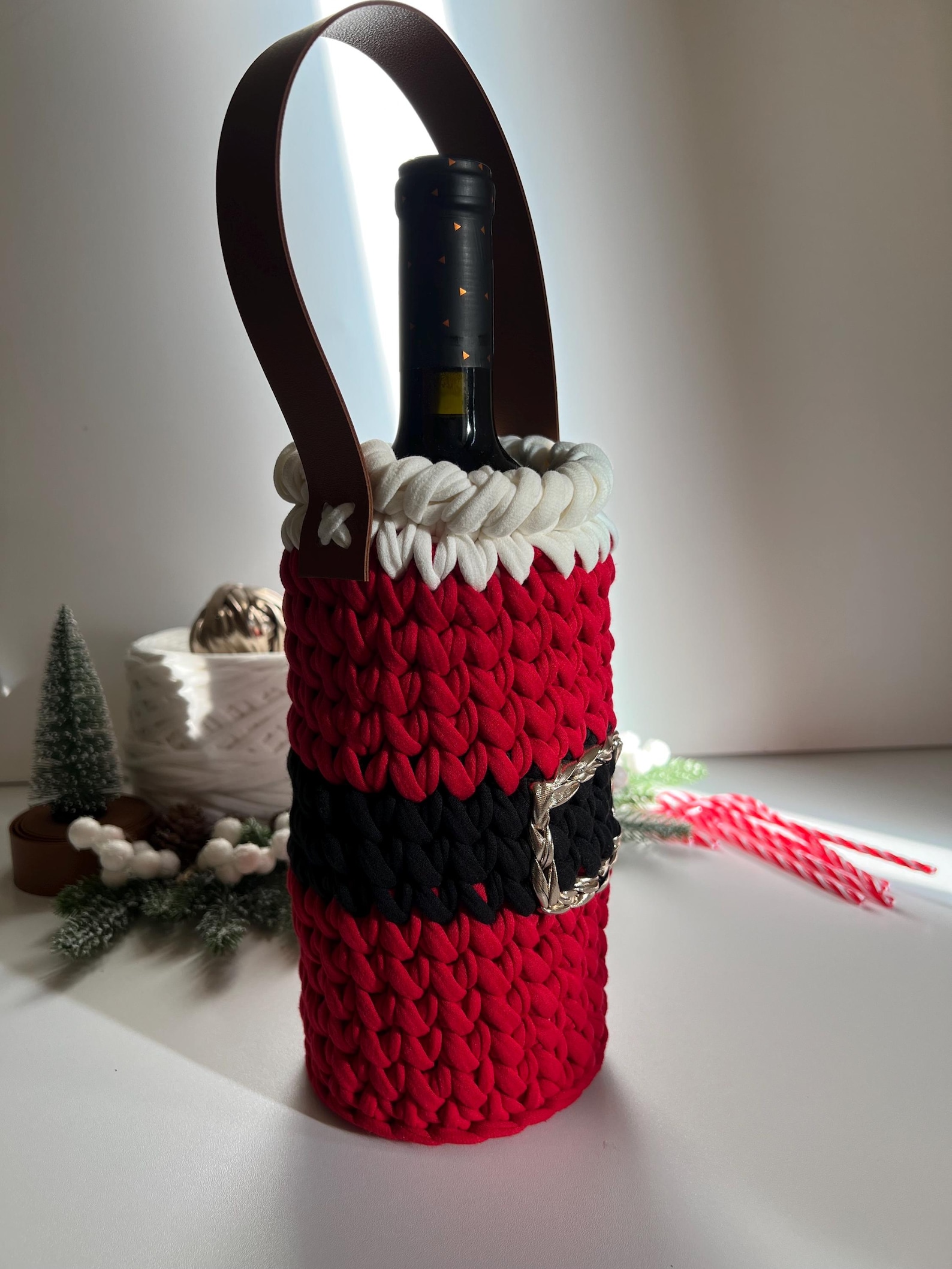 Tutoriel Sac Porte-Bouteille de Vin au Crochet (Anglais), Modèle ...