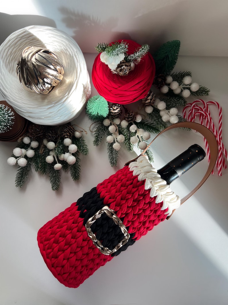 Tutoriel Sac Porte-Bouteille de Vin au Crochet (Anglais), Modèle ...