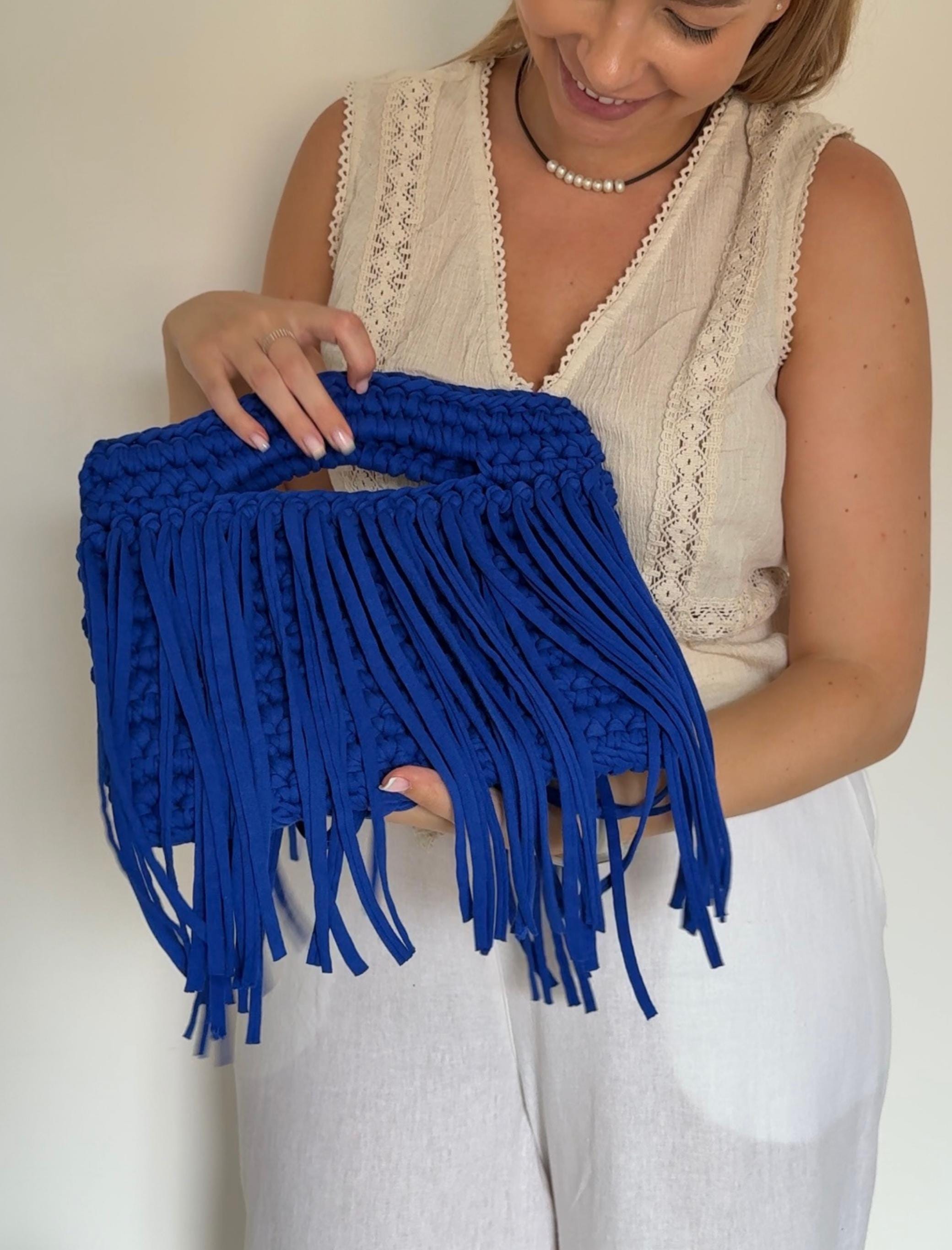 Crochet Fringe Bag Tutorial: Rodeo Style, PDF Pattern + Video Guide ...
