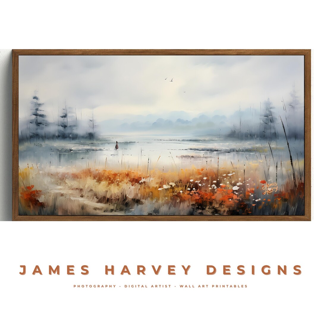 Frame TV Art Samsung TV Art Wall Art Digital Download Flat Screen TV ...