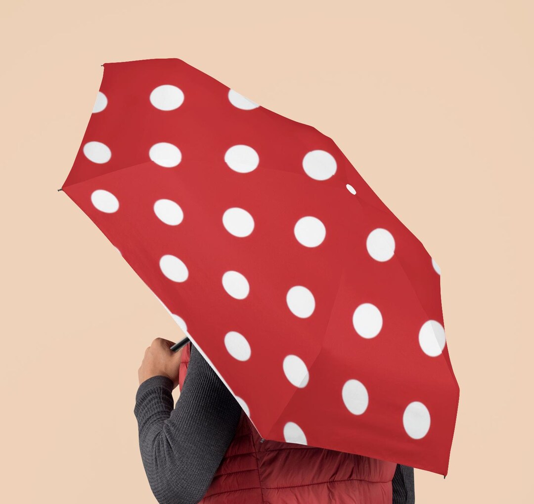 Umbrella, Red Dot Design, Rainy Day Accessories, Foldable Parasol, Cute ...