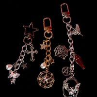 Restocked! Early 2000s Y2k Holographic Keychains Emo Charms Emily the ...