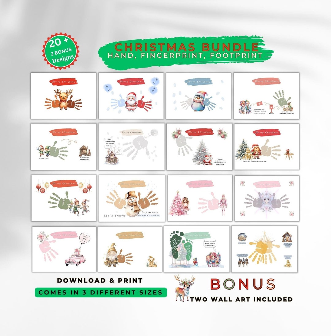 Christmas Handprint Crafts, Handprint Art, Christmas Activity, Baby ...