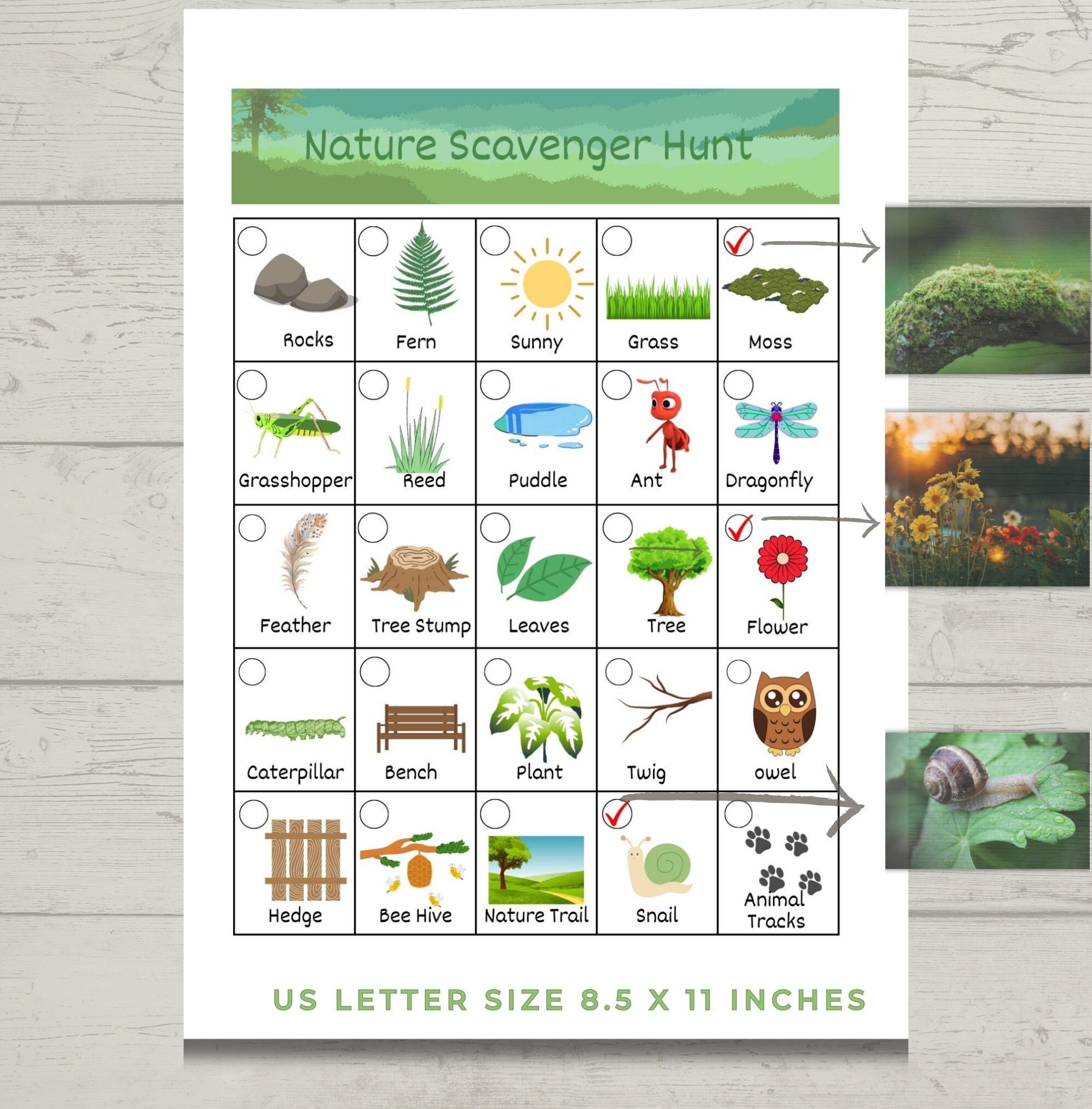 Nature Scavenger Hunt, Kids Activities, Outdoor Treasure Hunt, Nature ...