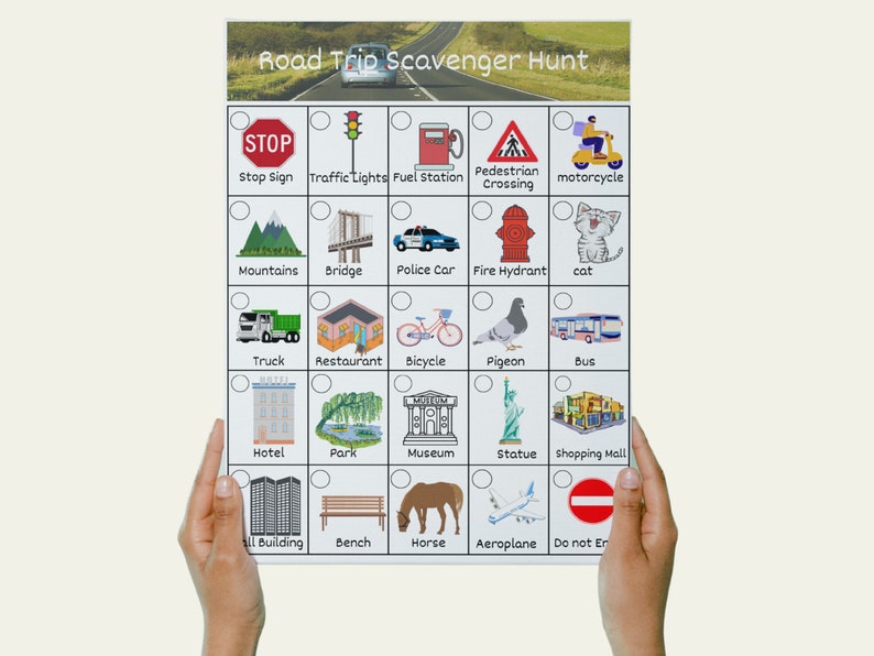 Scavenger Hunt Bundle of 8 Printable Games for Kids for - Etsy