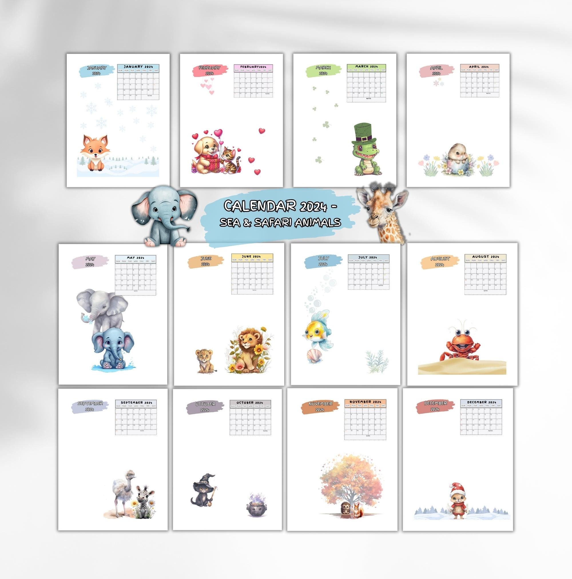 Handprint Calendar 2024, Handprint Craft, Baby Footprint Art Craft ...