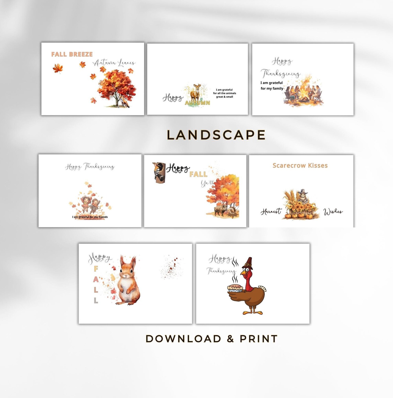 Fall Thanksgiving Bundle, Fall Handprint Craft for Toddlers, Keepsake ...