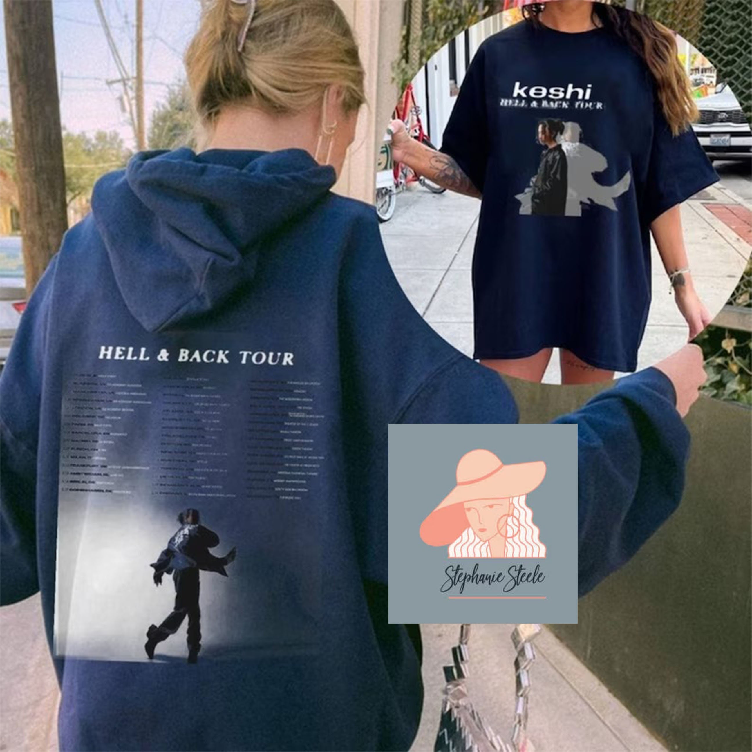 Keshi World Tour 2023 Shirt, Hell and Back Tour 2023 Shirt sold by ...