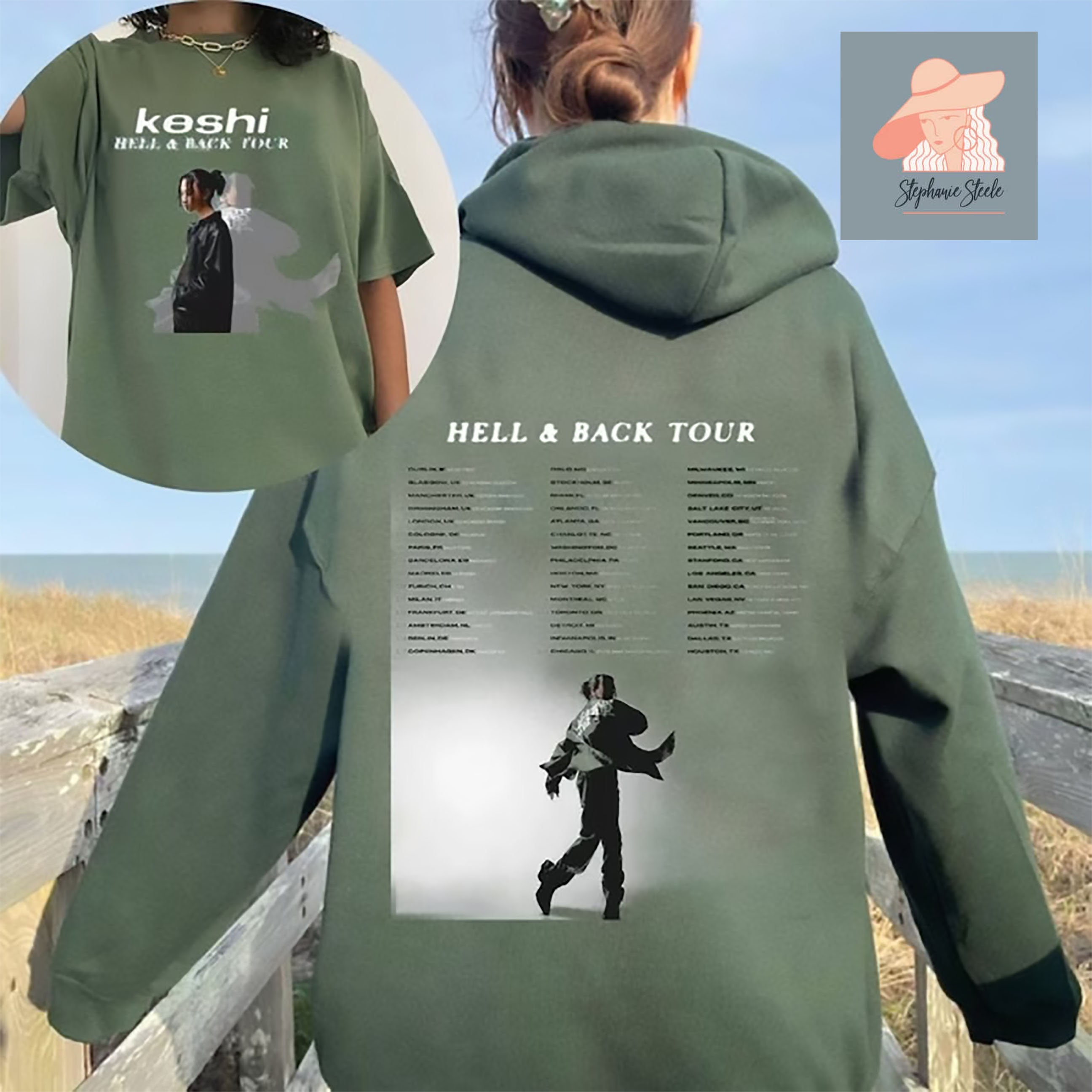 Keshi World Tour 2023 Shirt, Hell and Back Tour 2023 Shirt sold by ...