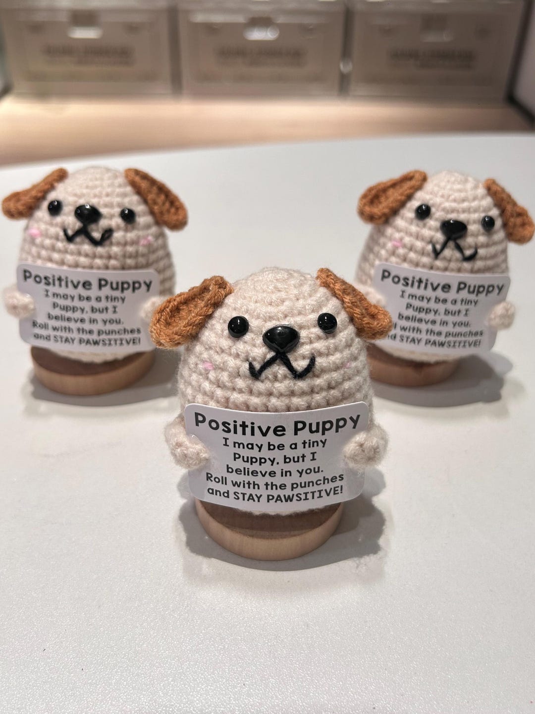 Crochet Puppy Emotional Support Panda: Handmade Amigurumi Gift - Etsy