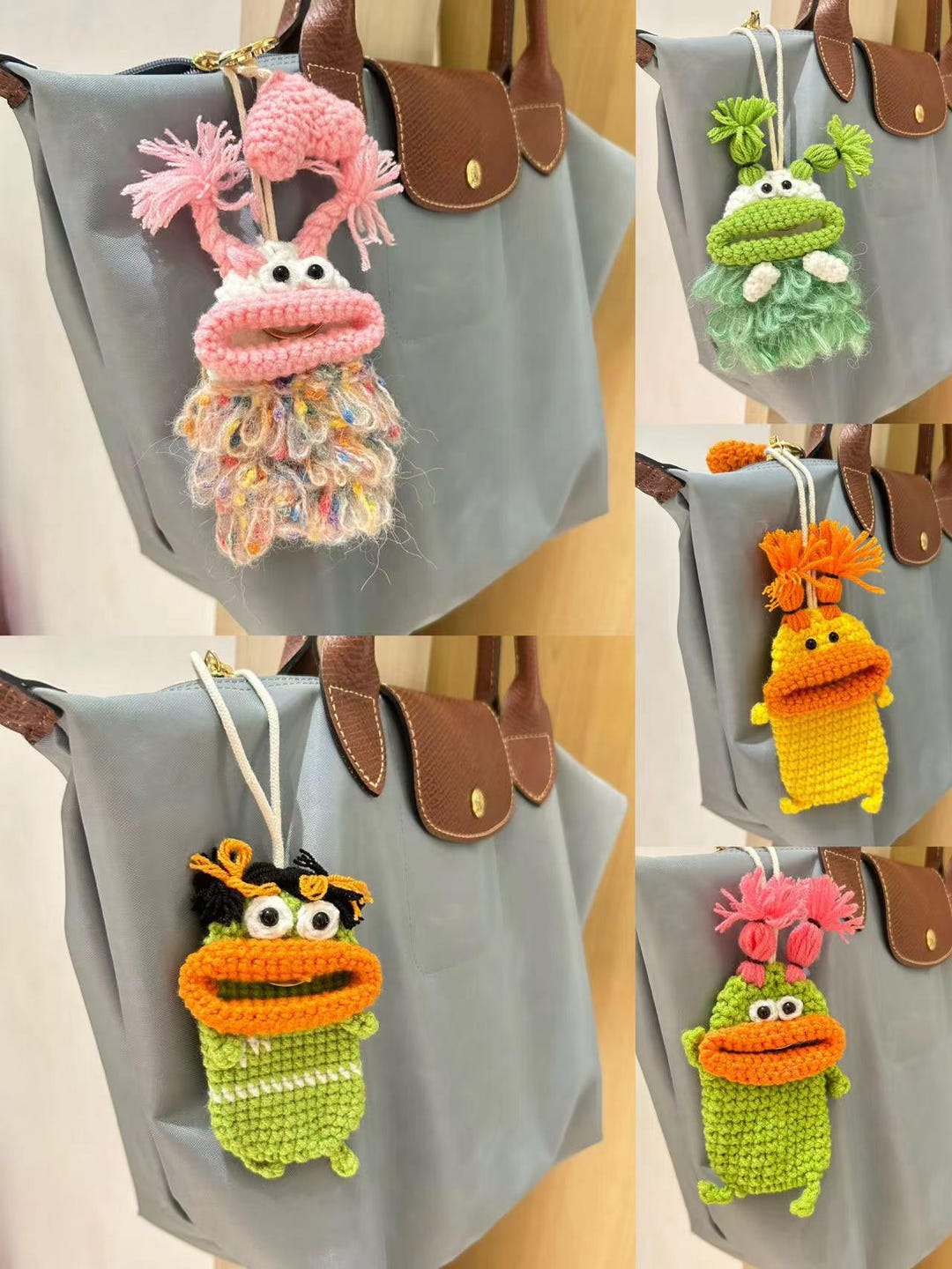 Crochet Key Case, Key Bag, Knitted Car Key Holder,handmadet Key Ring ...