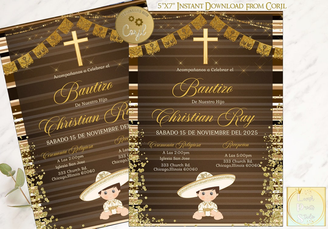 Charro Invitation, Mexican Charro Theme ,spanish Charro Invitation ...