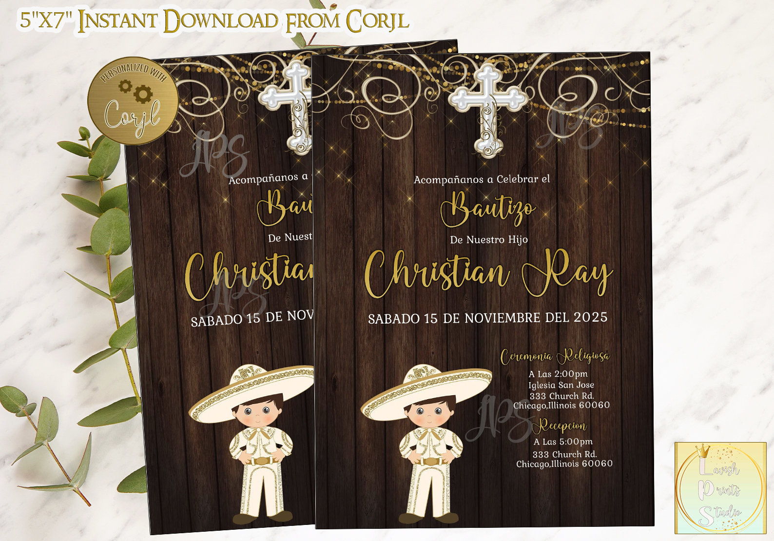 Charro Invitation, Mexican Charro Theme ,spanish Charro Invitation ...