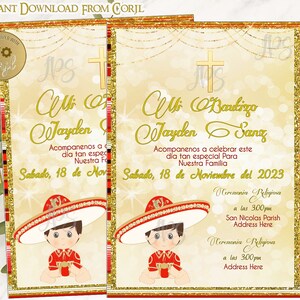 Charro Invitation, Mexican Charro Theme ,spanish Charro Invitation ...