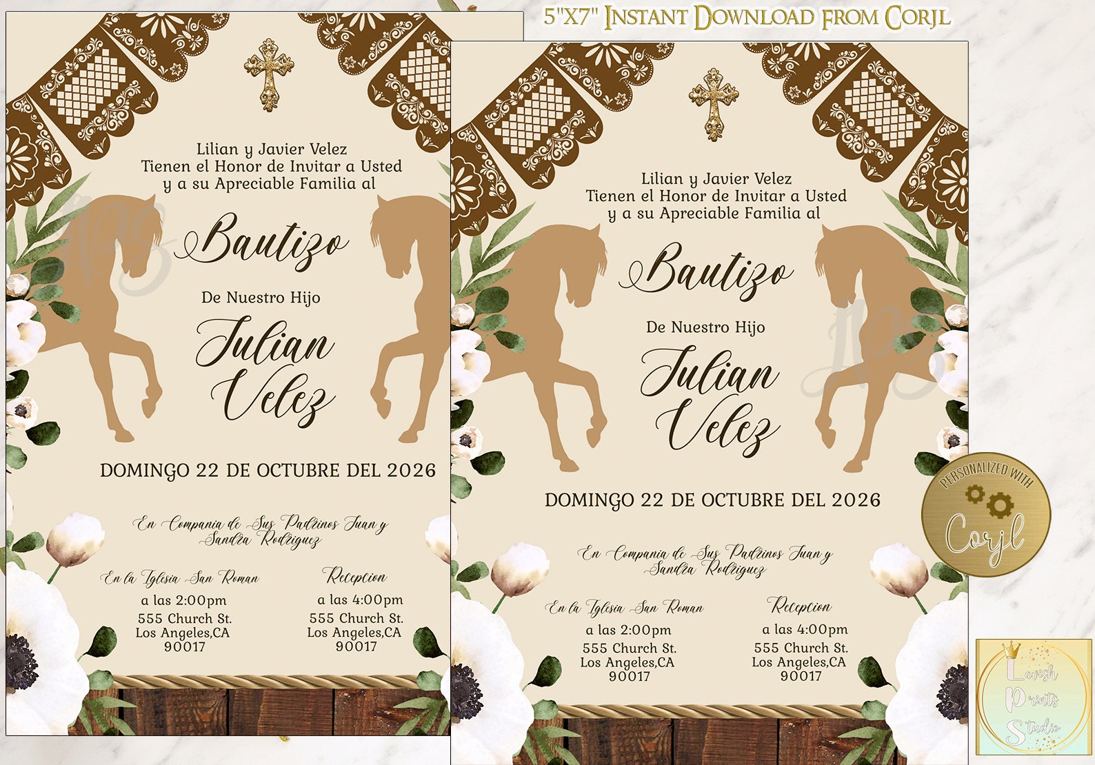Charro Invitation, Mexican Charro Theme ,spanish Charro Invitation ...
