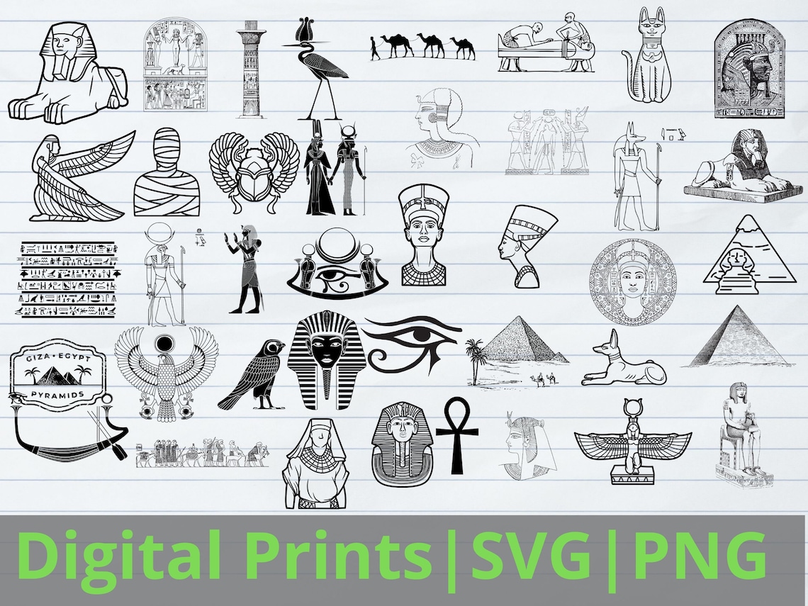 Egypt Svg Cut File Ancient Egypt SVG Nefertiti SVG pngcommercial ...