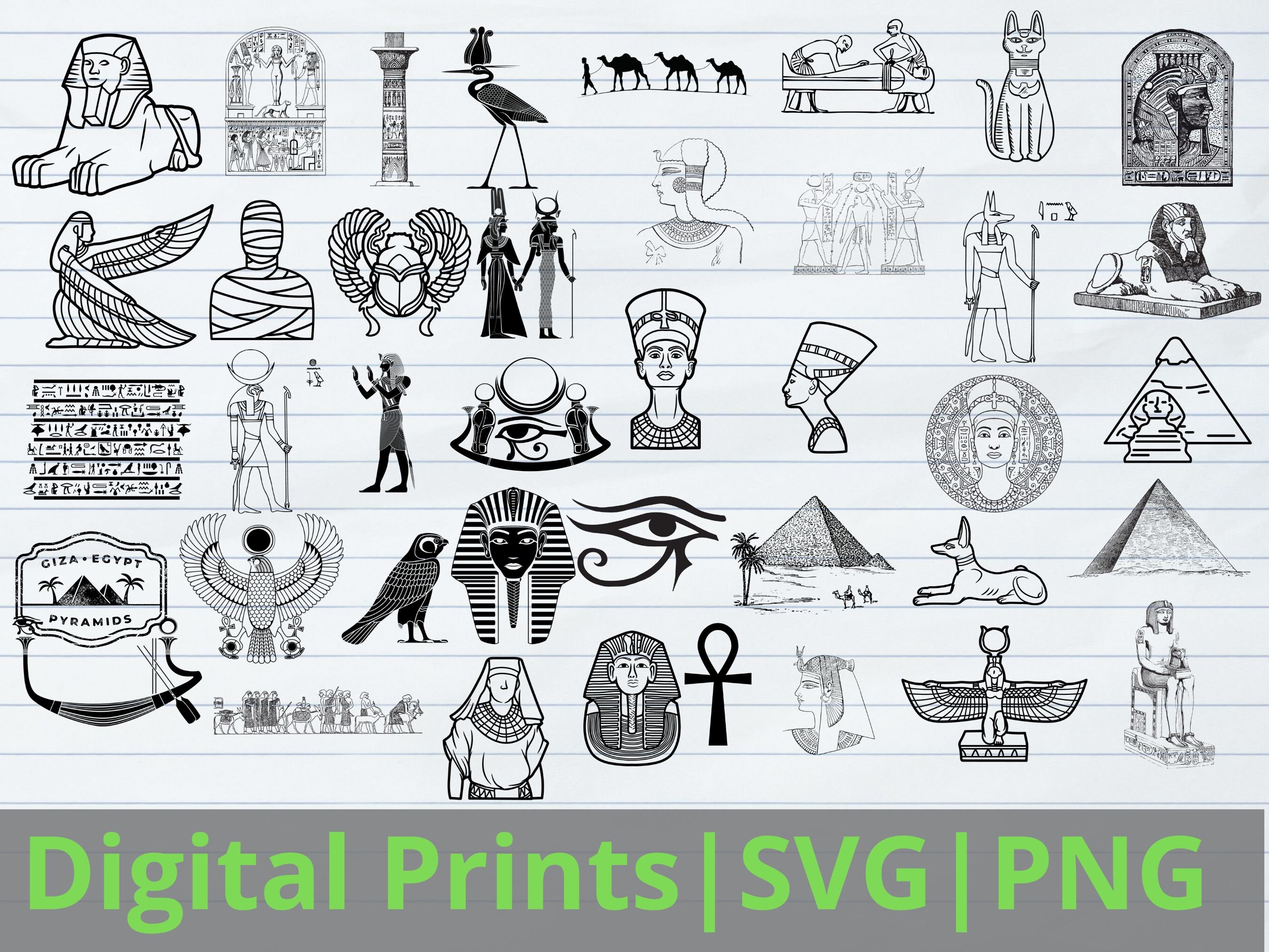 Egypt Svg Cut File Ancient Egypt SVG Nefertiti SVG pngcommercial ...