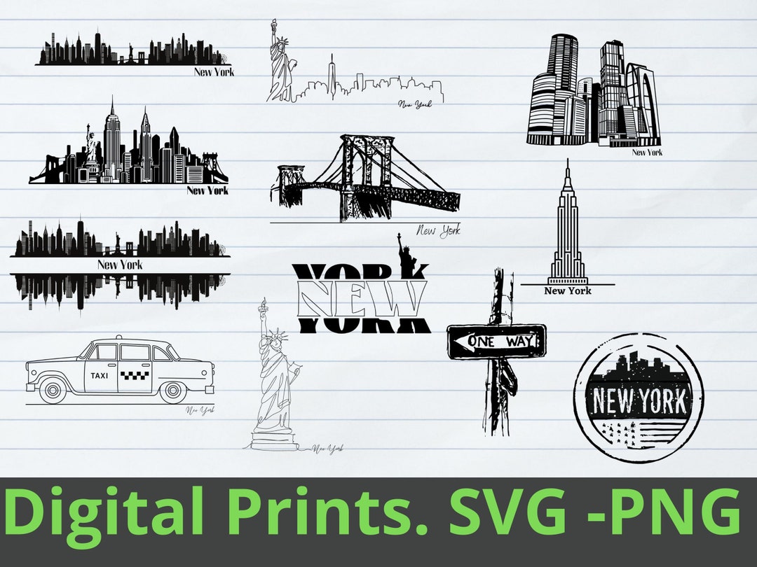 NEW York Svg Cut File / Brooklyn SVG / SVG /png/commercial & Personal ...