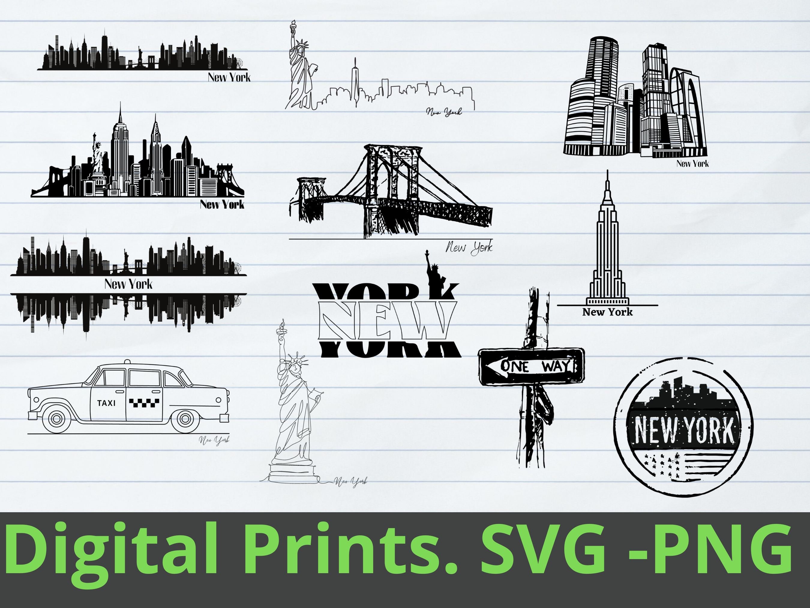NEW York Svg Cut File / Brooklyn SVG / SVG /png/commercial & Personal ...