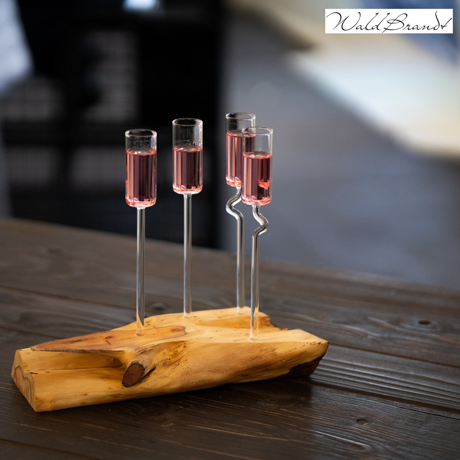 Hand-blown, Personalized Shot Glass Pur Brandt Made of Borosilicate ...