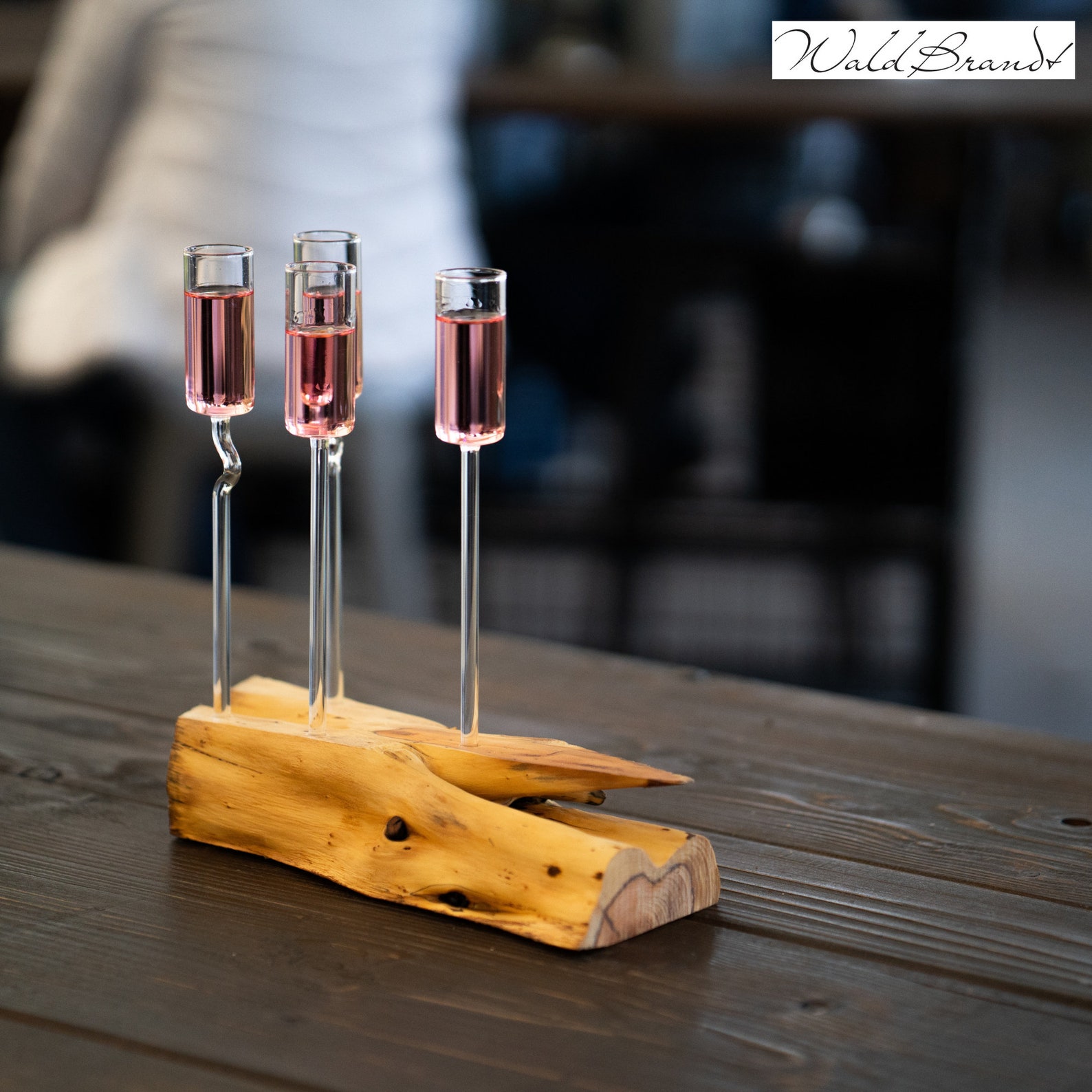 Hand-blown, Personalized Shot Glass Pur Brandt Made of Borosilicate ...