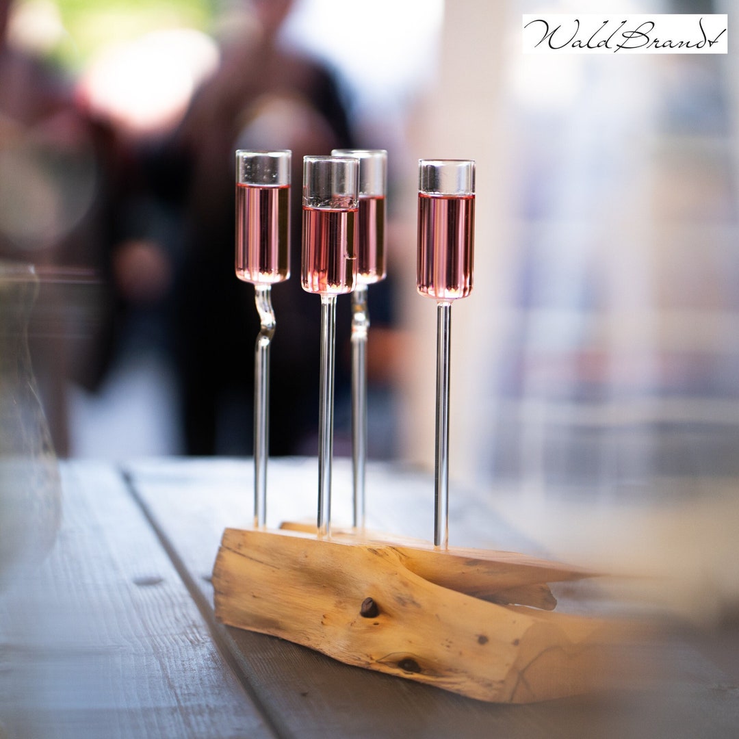 Hand-blown, Personalized Shot Glass Pur Brandt Made of Borosilicate ...