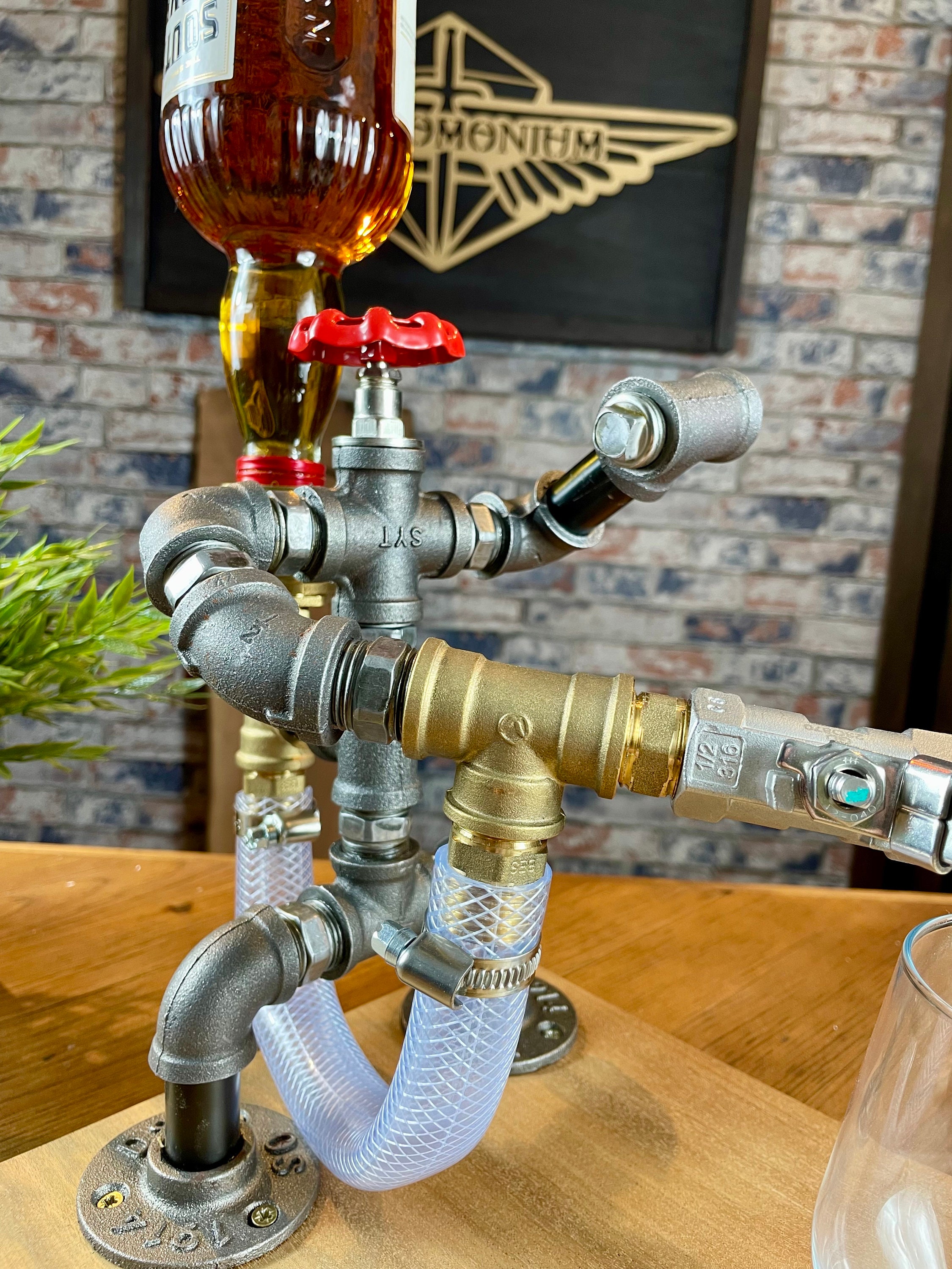 Drinks Dispenser Man Steampunk Alcohol Dispenser Alcohol Gift Gift for ...