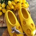 Felted Wool Mouse Cheese Slippers, Handmade Home Shoes, Gift for Mom ...