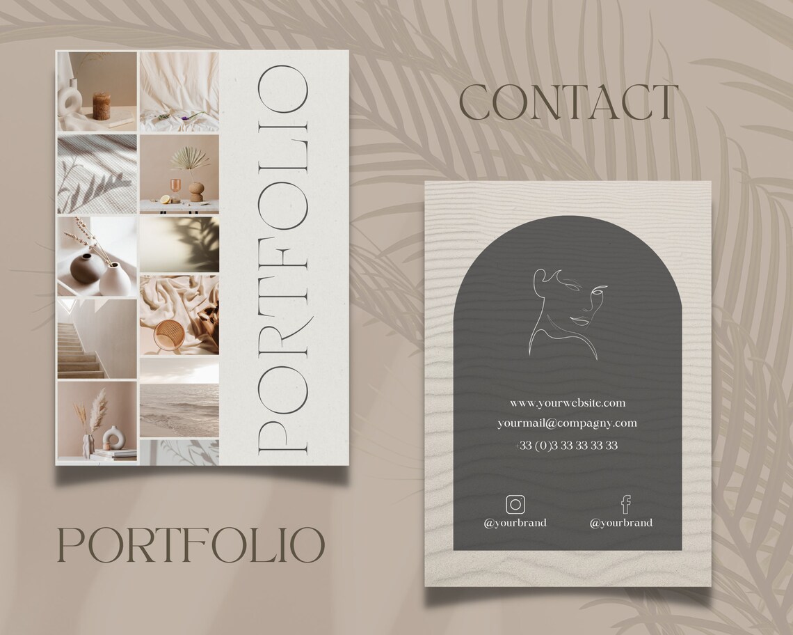 Services & Pricing Guide Aesthetic Client Brochure Template: - Etsy