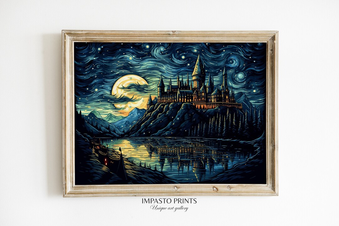 Wizarding Inspired Poster, Vintage Wizard School, Potter Prints, Wizard ...