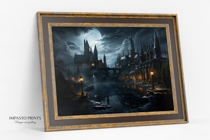 Wizarding Inspired Poster Vintage Wizard School Potter - Etsy