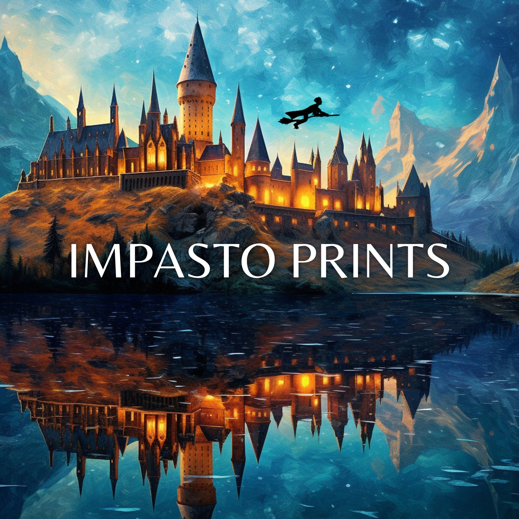 Wizarding Inspired Poster, Vintage Wizard School, Potter Prints, Wizard ...