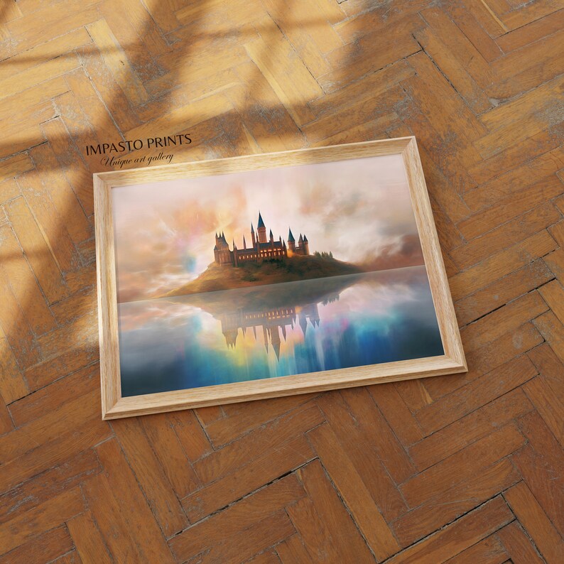 Wizarding Inspired Poster Vintage Wizard School Potter - Etsy