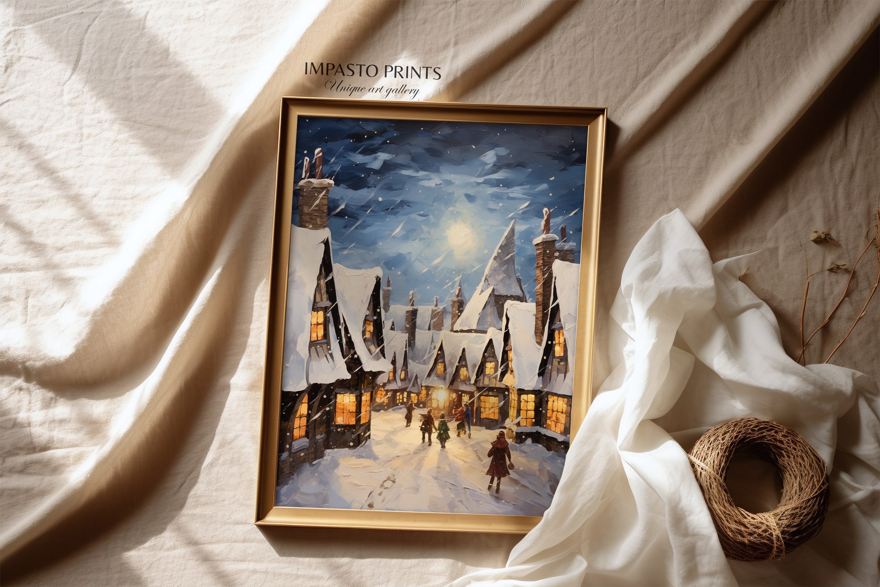 Wizarding Inspired Poster, Christmas Decor, Potter Prints, Wizard World ...